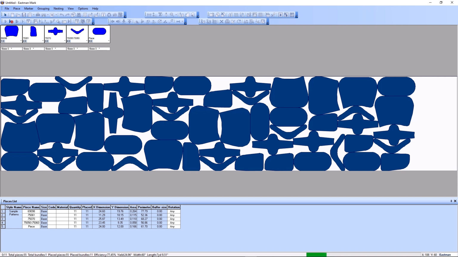 patternPRO - Pattern Nesting Software - Eastman Machine Company