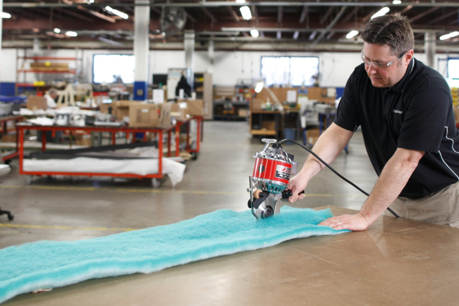 Carpet Cutting Machine - Cardinal® Carpet Cutter - Eastman Machine