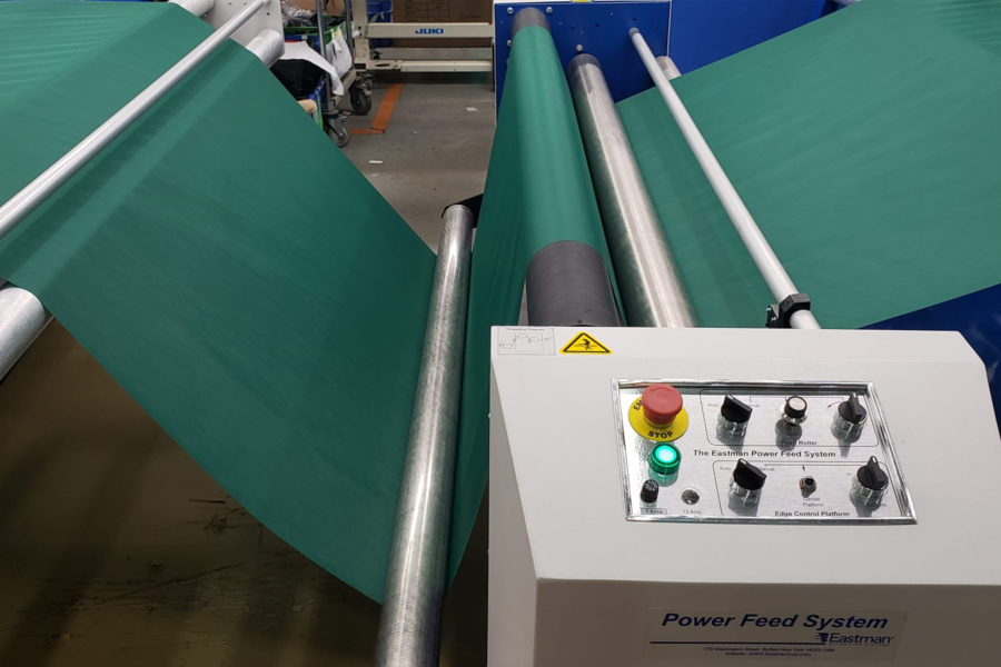 3 Roll Power Feed System - Eastman Machine Company