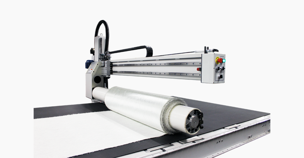 Heavy Duty Material Rewinder, Table Mount - Eastman Machine